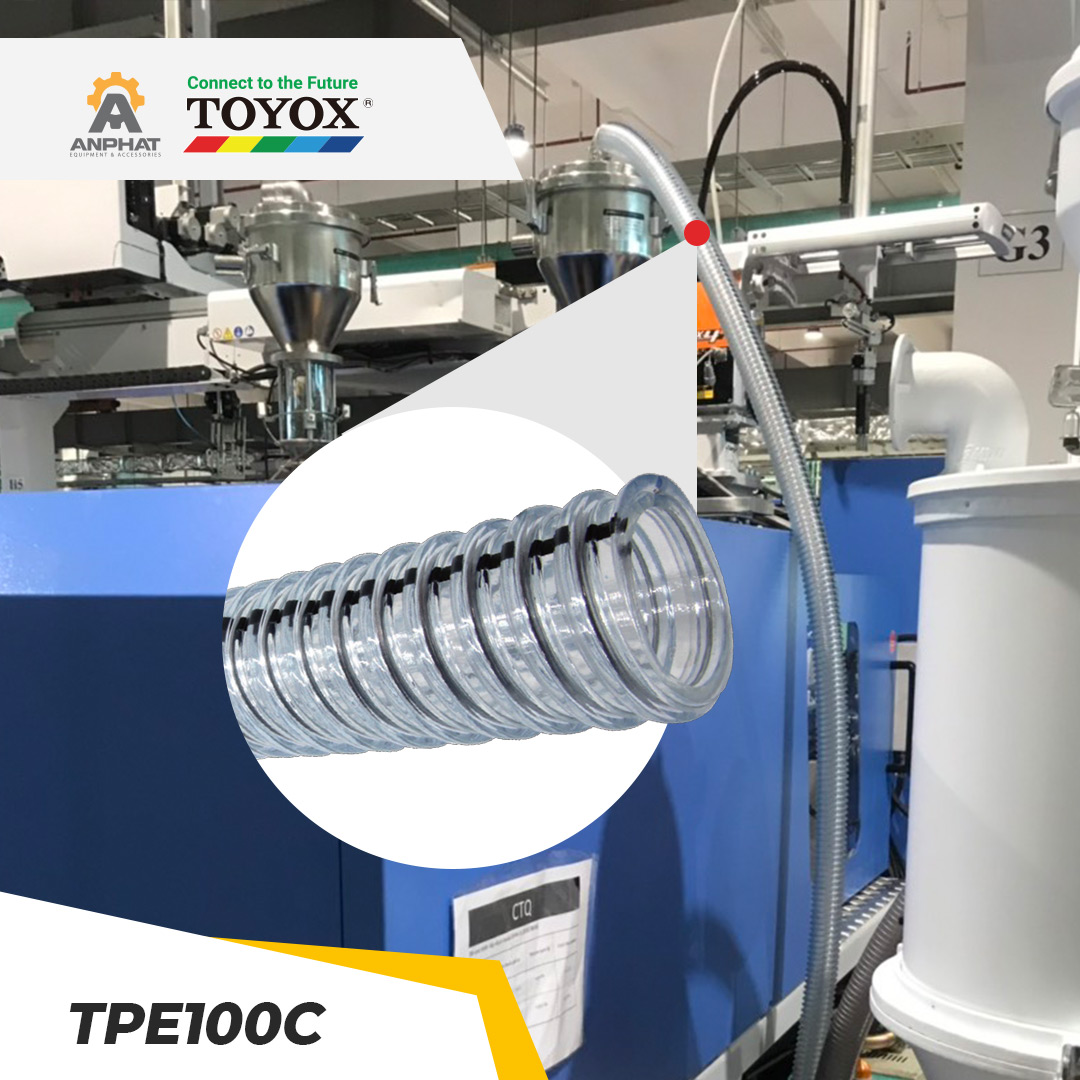 TPE100C – Giải pháp ống mềm Toyox tối ưu cho ngành đúc nhựa