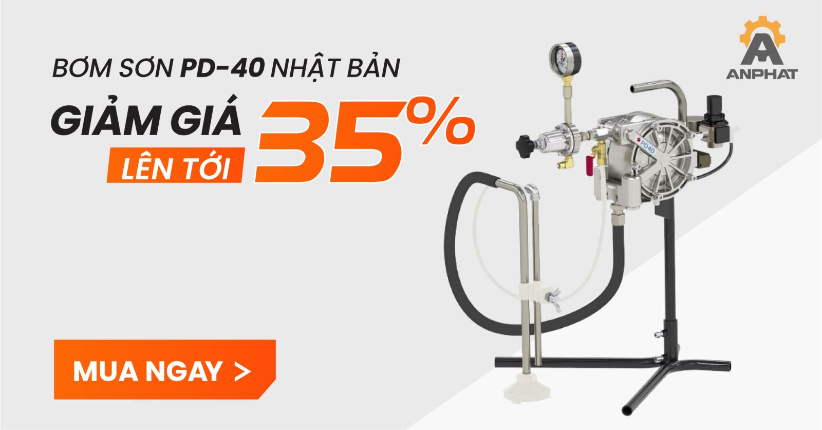 Bơm sơn Asahi Sunac PD40 - Giải pháp bơm sơn liên tục, bề mặt phủ hoàn ...
